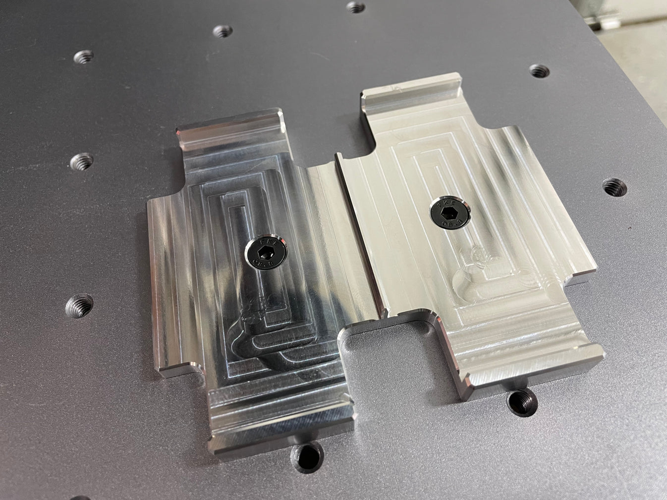 Dual Business Card Jig for Fiber Laser – Robertson Custom Creations